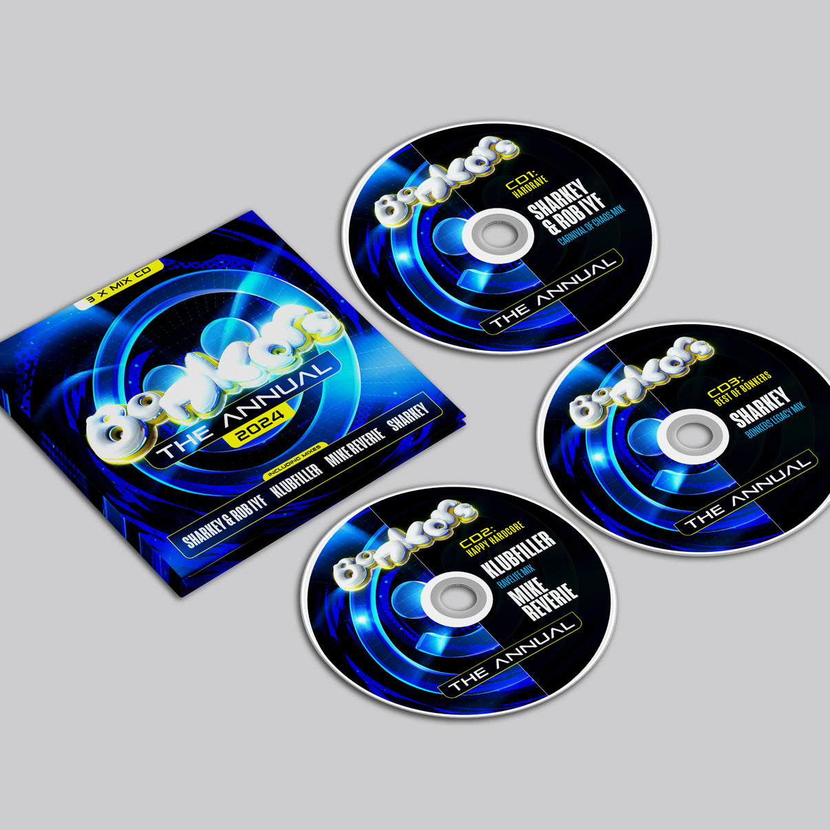 Bonkers: The Annual – Triple CD Digipack Mix – Donk Depot