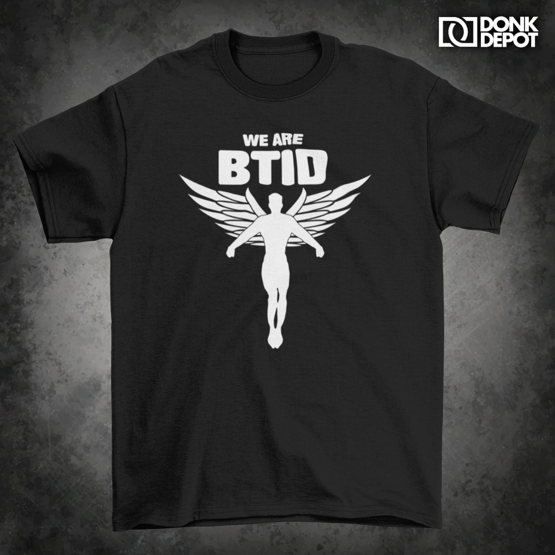 We Are BTID logo t-shirt (Black) – Donk Depot