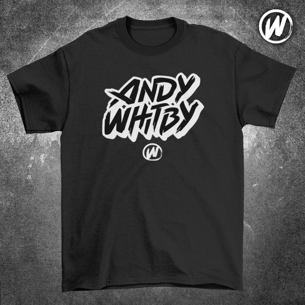 Andy Whitby Logo T-Shirt (Black) – Donk Depot