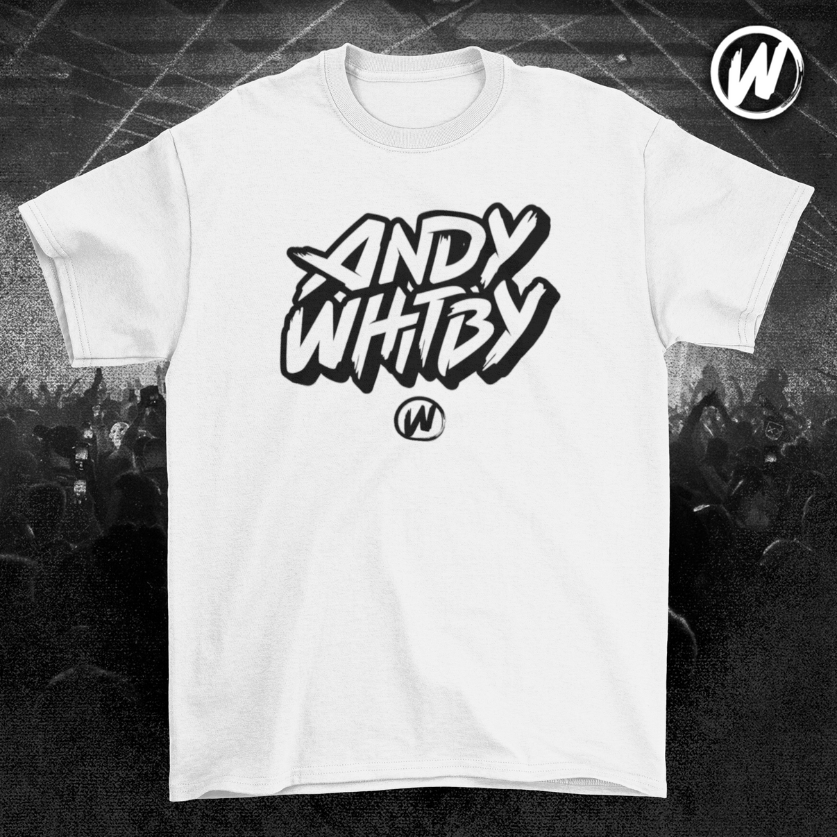 Andy Whitby Logo T-Shirt (White) – Donk Depot