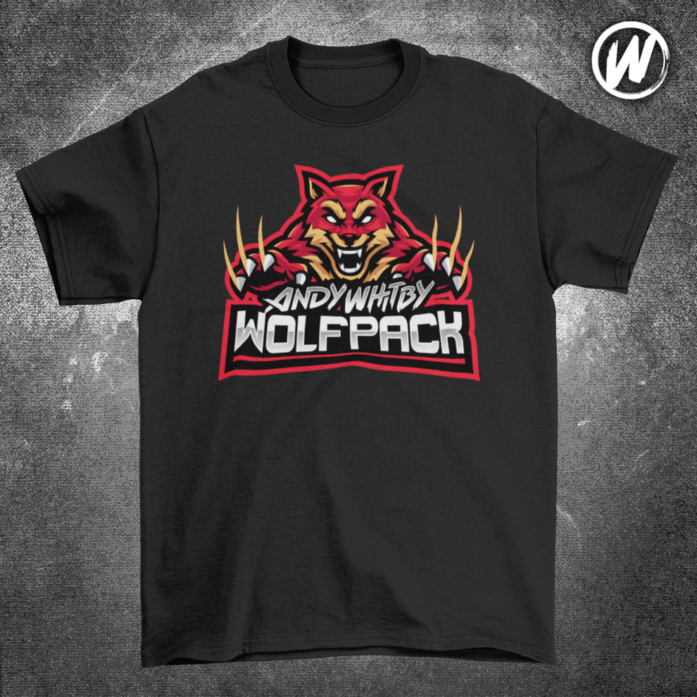 Wolfpack - logo t-shirt (Black) – Donk Depot