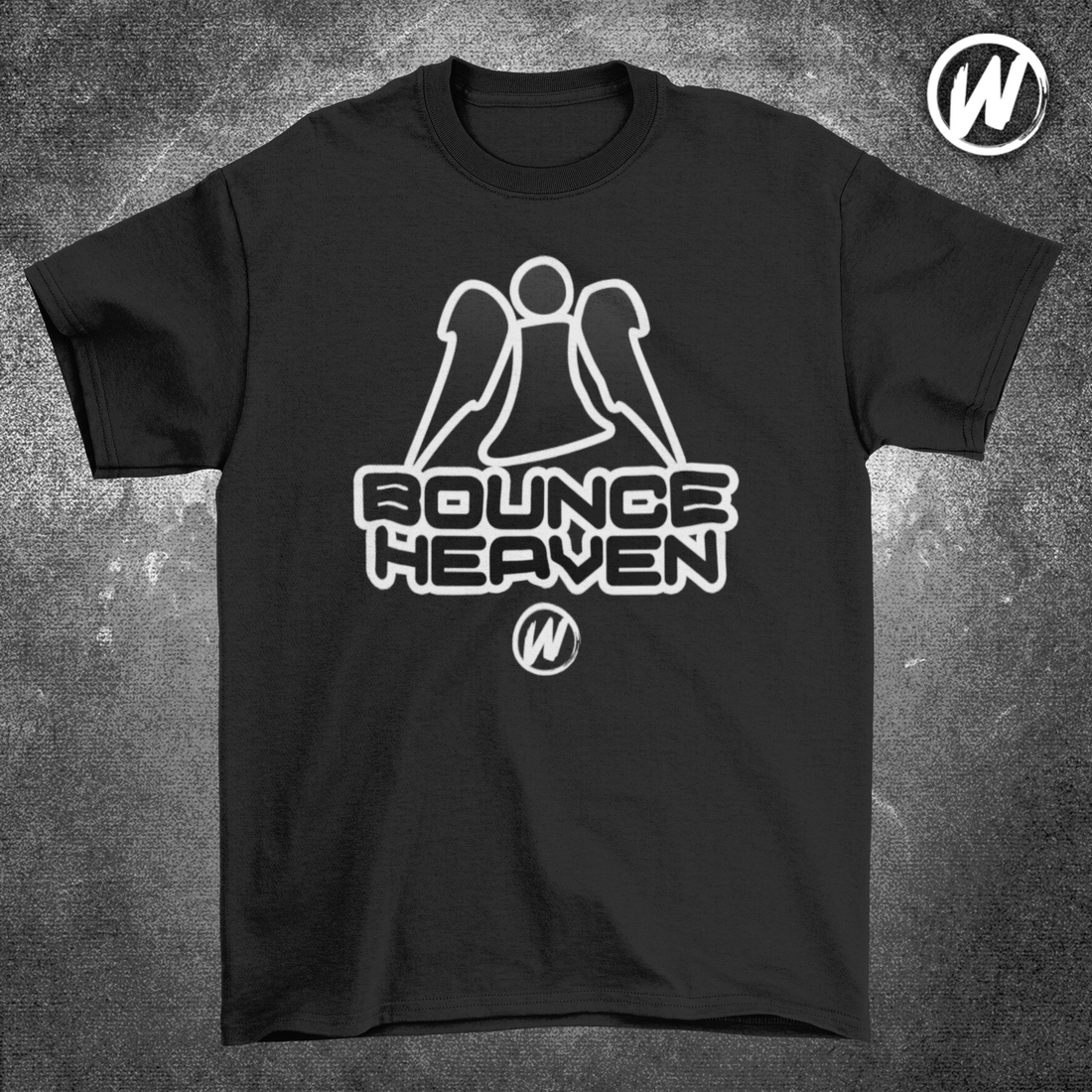 Bounce Heaven - logo t-shirt (Black) – Donk Depot